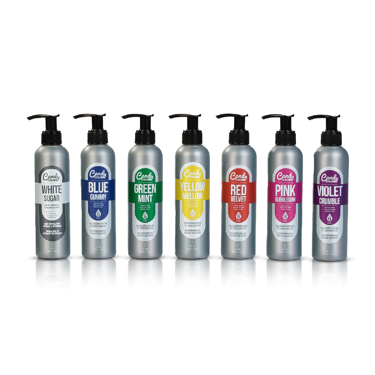 TINTES FANTASIAS VEGANO VERDE,MORADO,BLANCO, AMARILLO CANDY COLORS ...